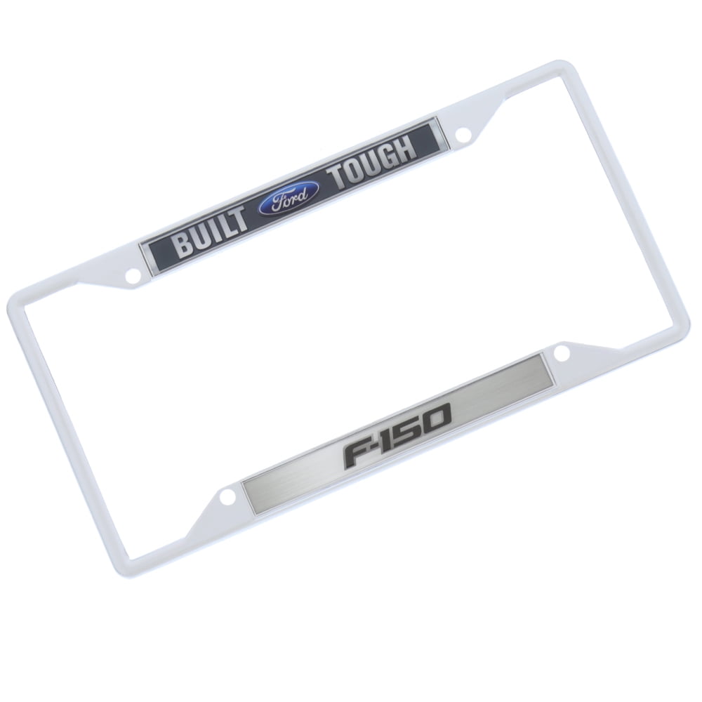Ford Built Tough F150 License Plate Frame (Silver) - Walmart.com ...