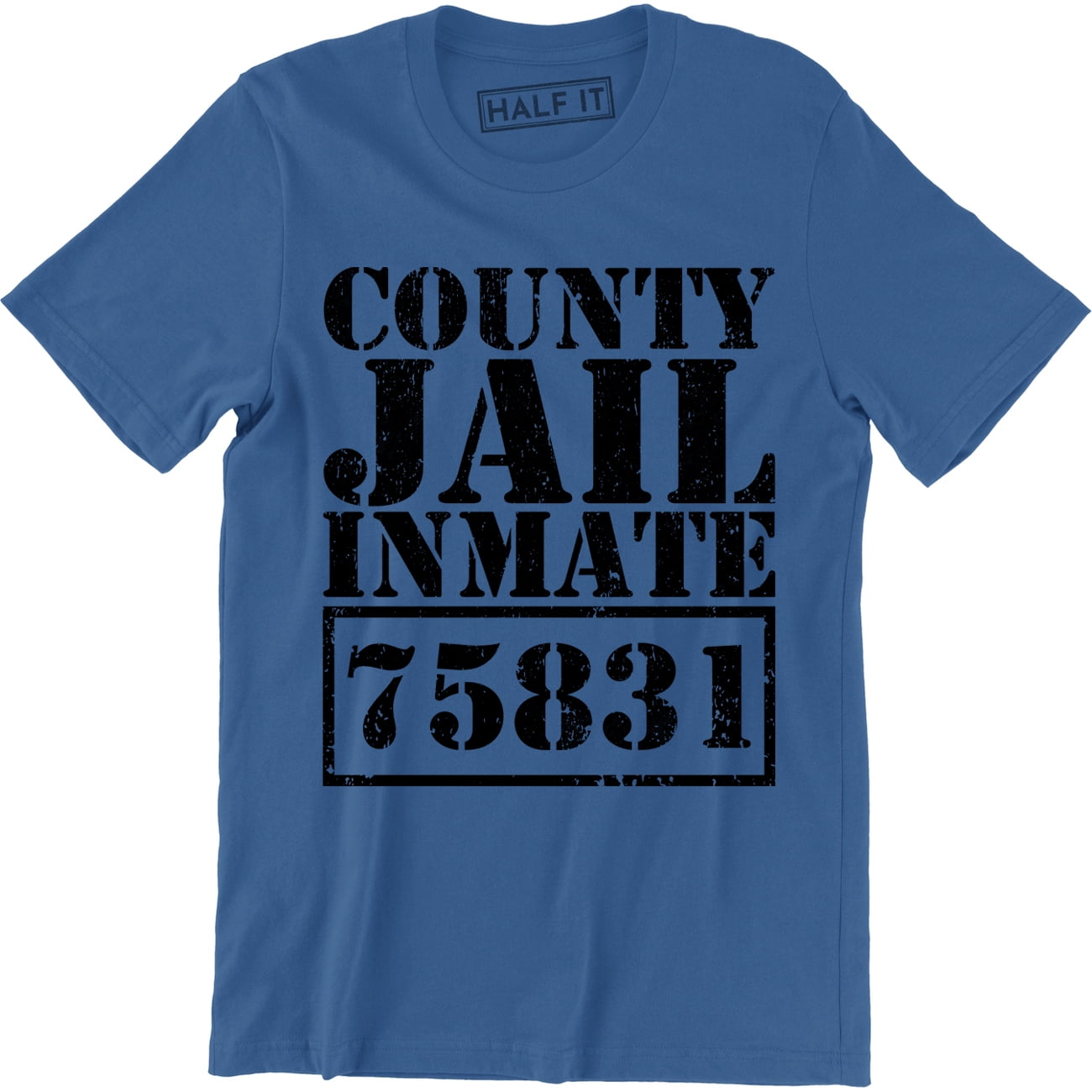 County Jail Inmate - Prison Funny Men's T-Shirt - Walmart.com