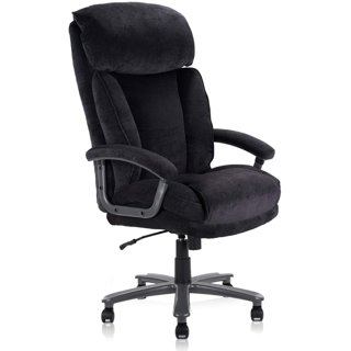 Upholstered Channel Tufted Office Chair in Emerald Green Velvet ...