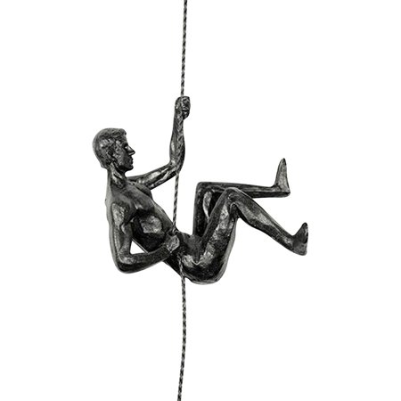 Coiry Rock Climbing Man Resin Statue Athlete Olympic Figurine Hang ...