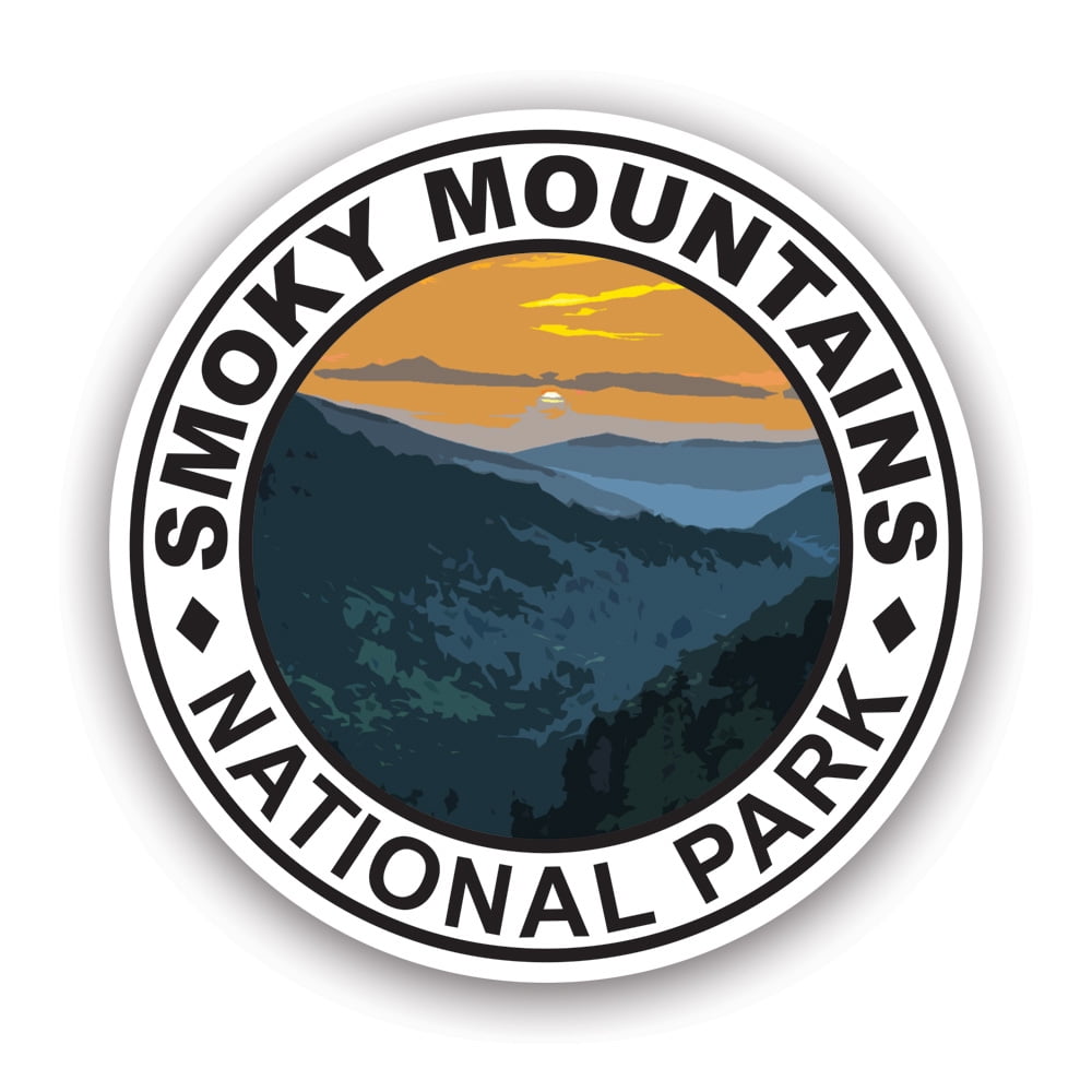 Great Smoky Mountains National Park Sticker Decal - Self Adhesive Vinyl ...