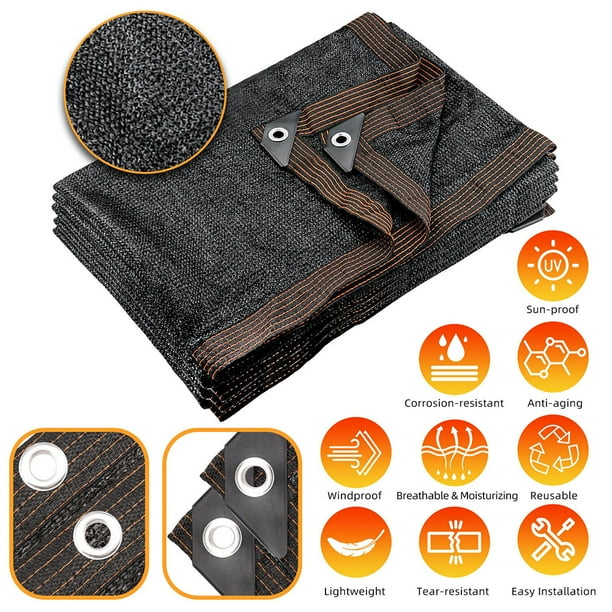 Shade Cloth - Garden Mesh Netting, with Grommets Outdoor Sun Cover for ...
