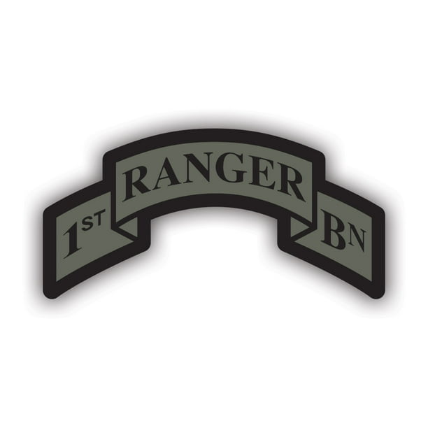 Subdued 1st Ranger BN Sticker Decal - Self Adhesive Vinyl ...