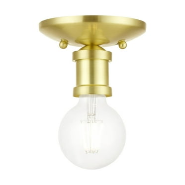 Livex Lighting - Bellingham - 3 Light Large Semi-Flush Mount In Mid ...