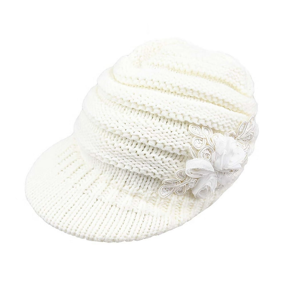 Click here for Generic Women‘s Beanie With Brim Warm Winter Knit... prices
