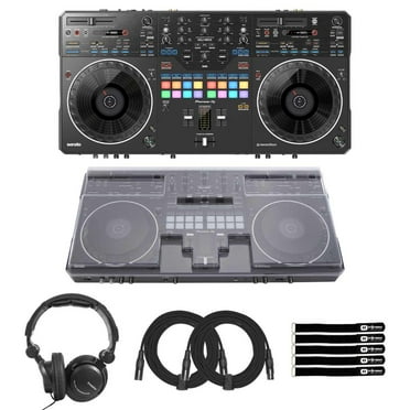 Pioneer DJ DDJFLX2 AlphaTheta Compact 2-Channel DJ Controller - Black ...