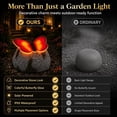Illuminated Butterfly Stone Garden Light, Butterfly Solar Lights with ...