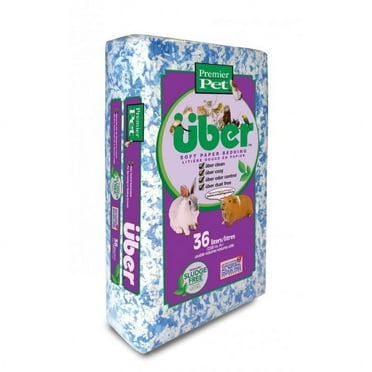 PetsPick Uber Soft Paper Pet Bedding, White 56L, Dust-Free, Eco ...
