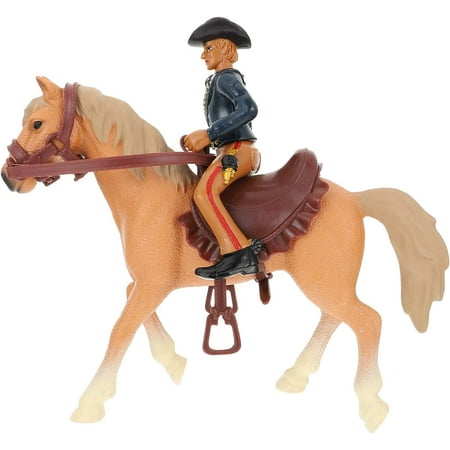Cowboy Horse Figure Set Farm World Cowboy Toys Animal Statue Rodeo ...