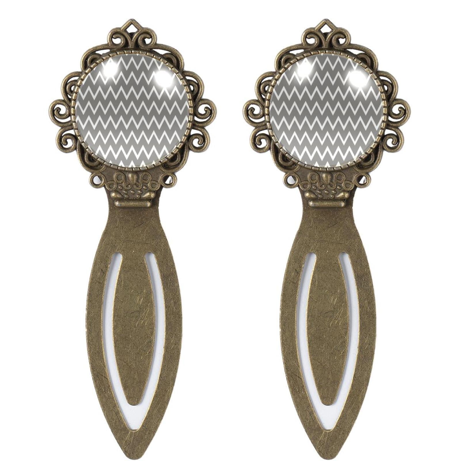 Bookmark Gift Box Set Vintage Bookmarks Page Holder with Crystal Glass ...