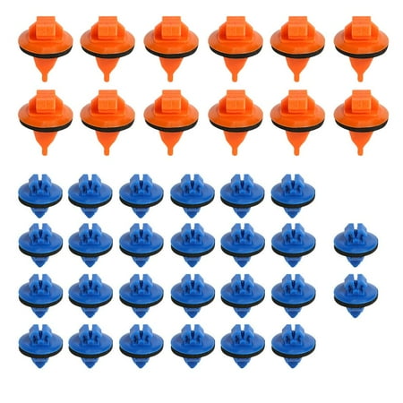Clairlio 38pcs Assorted Fender Flare Clips Plastic Fastener Retainer ...