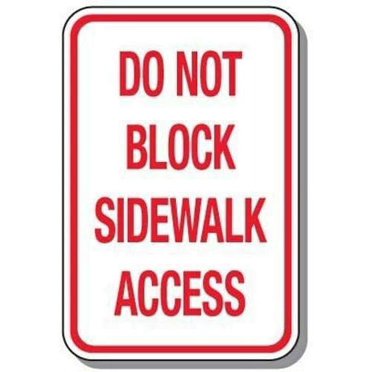 Do Not Block Driveway Sign - Walmart.com