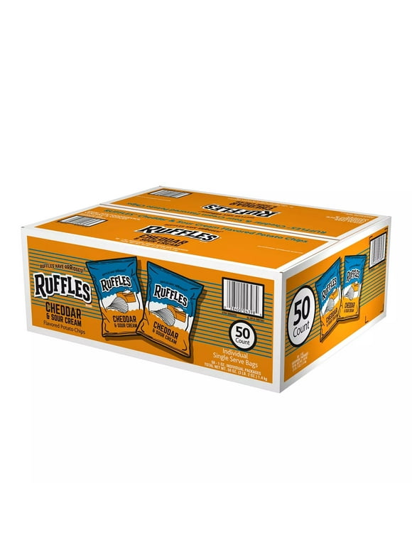 Cheddar and Sour Cream Ruffles in Chips - Walmart.com