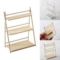 Miniature Plant Stand Display Shelf Flower Pot Rack for small cake Shop ...