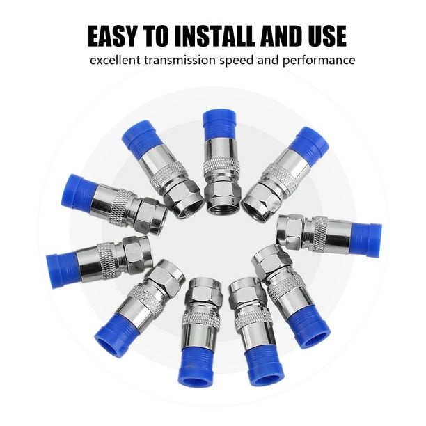 Rg6 Tv Cable Adapter Rg6 Coax Cable Adapter Rg6 Compression Adapter Rg6 ...