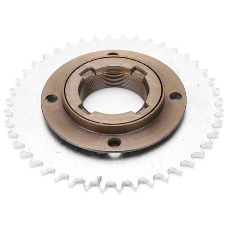 Peahefy T8F 44T Rear Chain Sprocket 4 Hole Toothless Flywheel Kit For ...