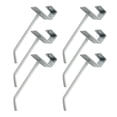 NICEXMAS 6PCS Supermarket Goods Shelf Hook Commodity Display Hook ...
