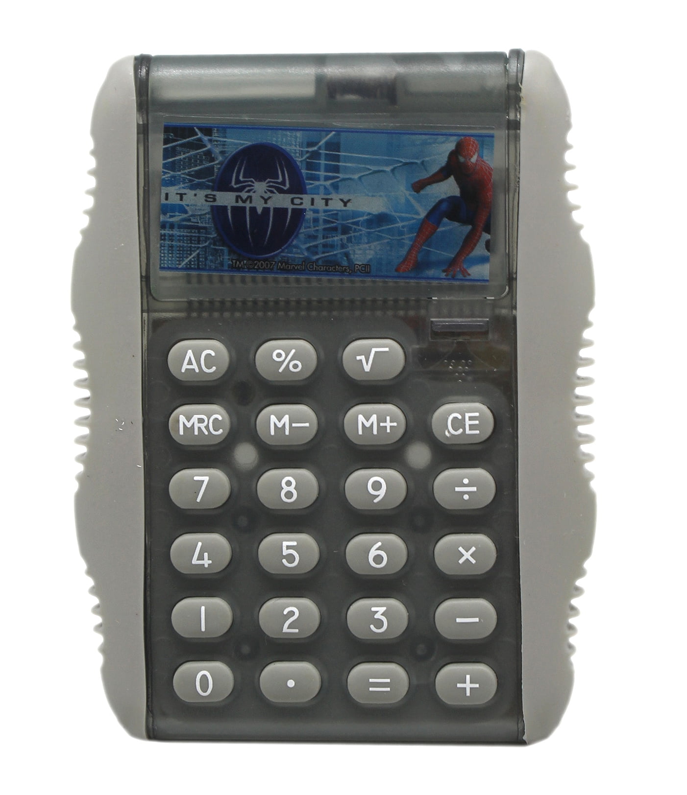 Spider-Man 3 Dual Shade Gray Colored Kids Calculator - Walmart.com