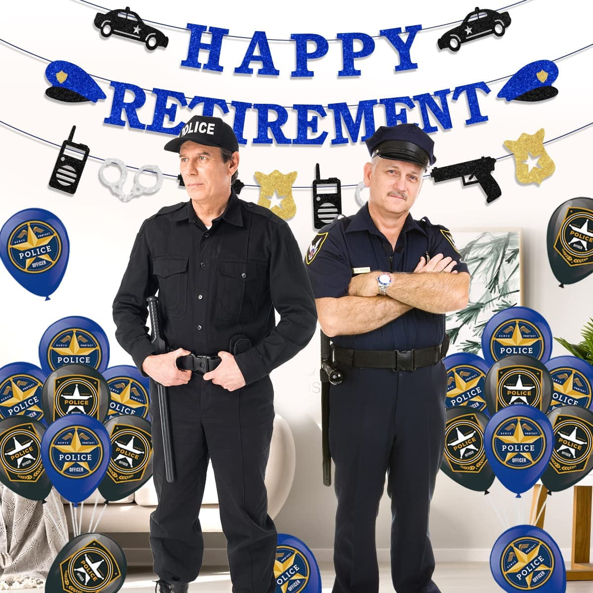 Police Retirement Party Decorations Police Themed Party Printables