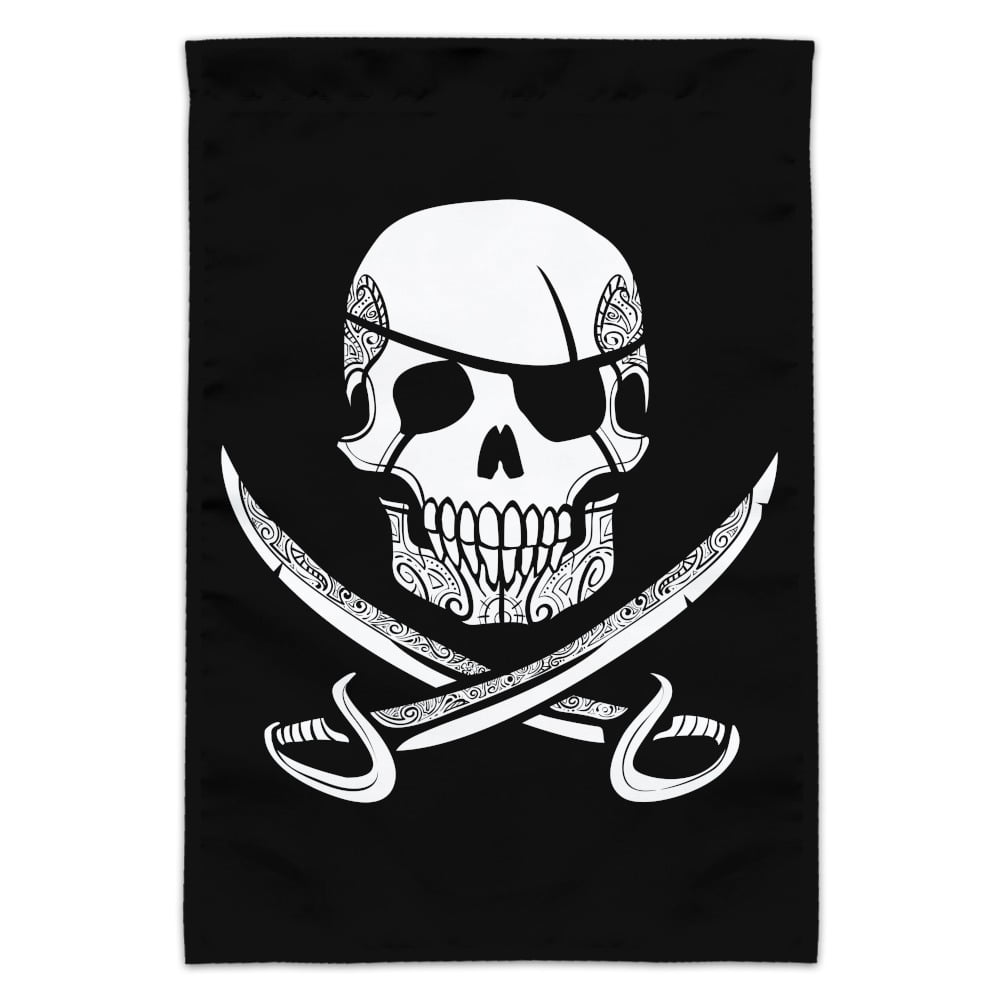 Skull And Cross Swords Flag