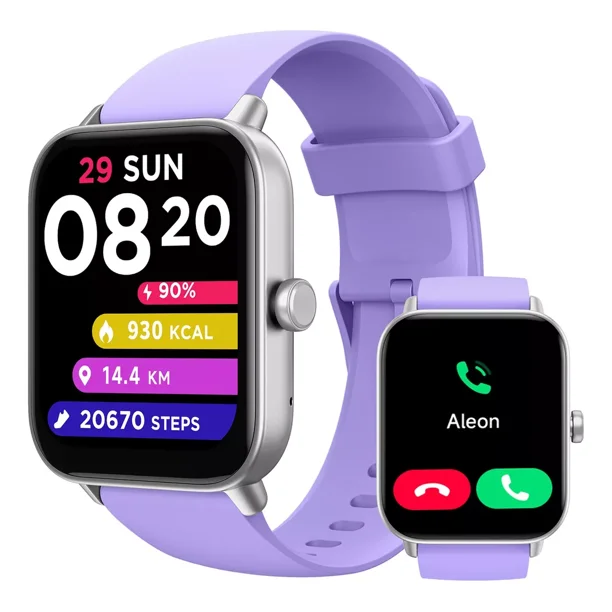 Smartwatch Mujer Reloj Inteligente Bt Llamadas Alexa, Lilac | Walmart ...