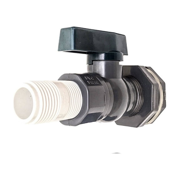 PVC Rain Barrel Diverter Kit 3/4 Inch Spigot with Bulkhead Fitting ...