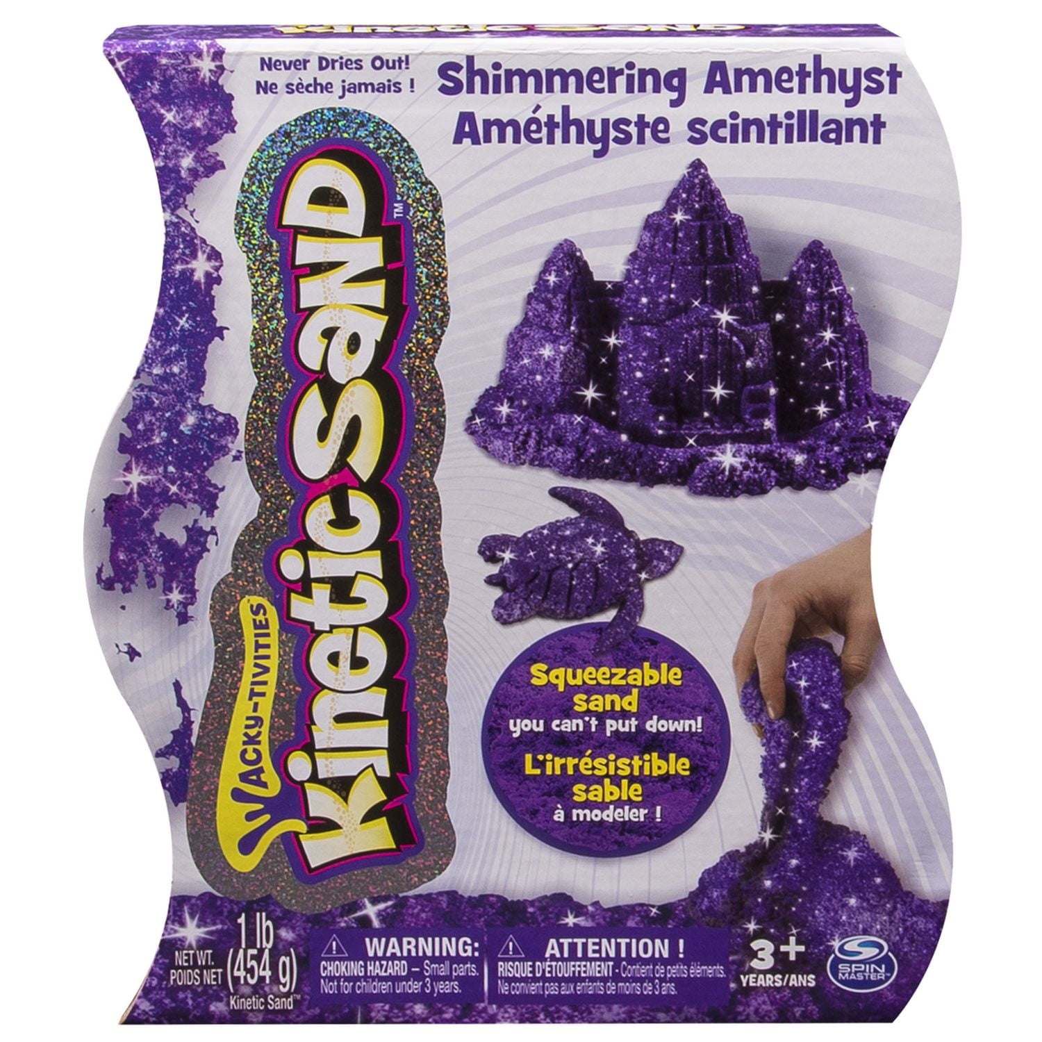 Kinetic Sand 1 Lb Shimmering Amethyst Purple Squeezable Sand - Walmart.ca