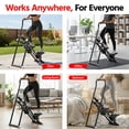 Stair Stepper for Home - Compact Folding Stair Climber with Quiet Shock ...