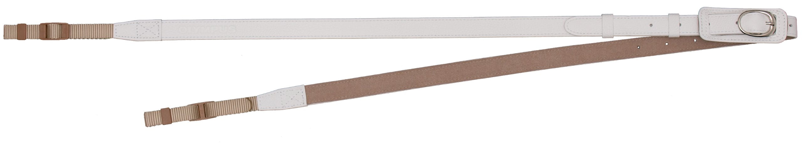 OLYMPUS Shoulder Strap White Genuine Leather CSS-S109LL II WHT ...