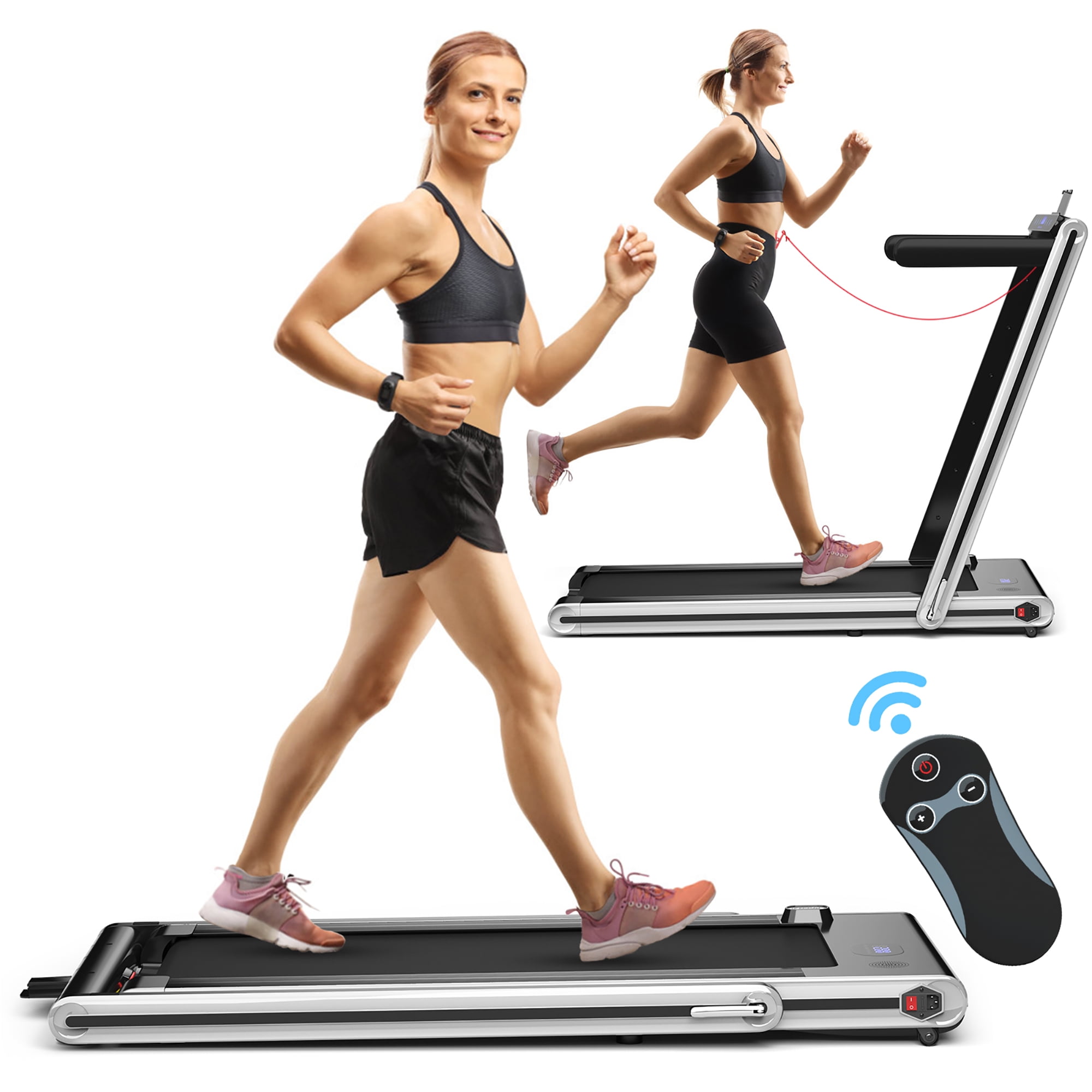 Click here for Costway 2-In-1 Folding Treadmill 2.25hp Jogging Ma... prices