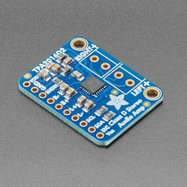 Adafruit Stereo 2.8W Class D Audio Amplifier - I2C Control AGC ...