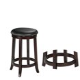 Chelsea Counter Height Stool - Set of 2 - Espresso - Walmart.com