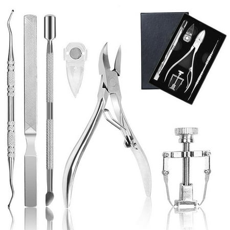 Ingrown Toenail Tools, Upgraded 6Pcs Ingrown Toenail Tools Kit, Premium ...