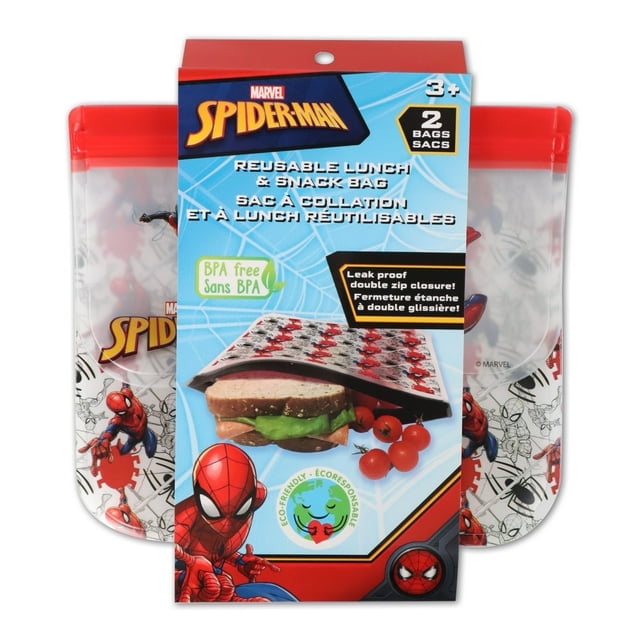 Click here for Spider-Man Peva Reusable Snack Bag 2 Pk prices
