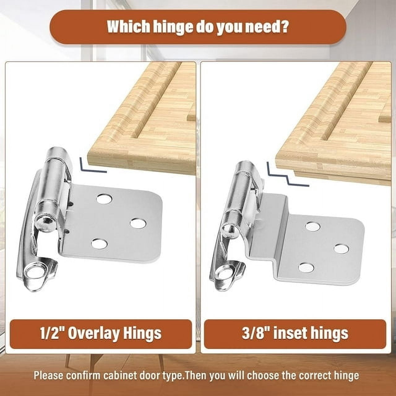 Inset Cabinet Hinges Cabinet Hinges, 24 Pack 12 Pairs 3/8 Inch Inset