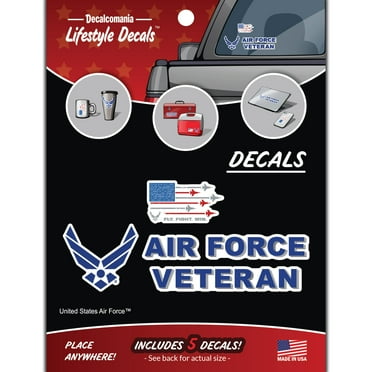 Us Air Force Emblem Military Sticker Phone Decal Water Bottle Stickers ...