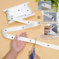1Pc Cloth with Stainless Steel Wave Fold Curtain Tape Curtain Tape for ...