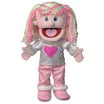 14' Cindy Peach Girl Hand Puppet with Moveable Mouth for Adults and ...