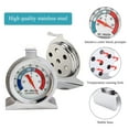 AOMOTA 3 Pack Refrigerator Thermometer, Large Dial, Stainless Steel ...