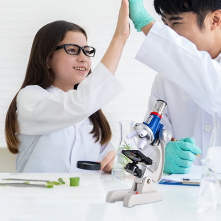 Lolmot High-Definition 1200 Times Microscope Toy Childrens Scientific ...