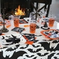 Black Bats Halloween Paper Plates, 9in, 8ct - Walmart.com