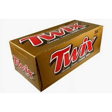 Twix Unwrapped Candy Fun Packs - Caramel Cookie Bars, 24 Count, 3.02 Oz ...