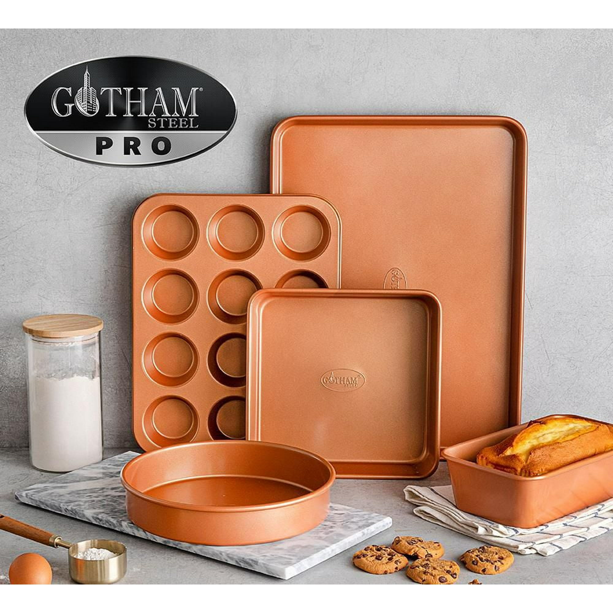 Click here for Gotham Steel 5 Piece Complete Copper Nonstick Bake... prices