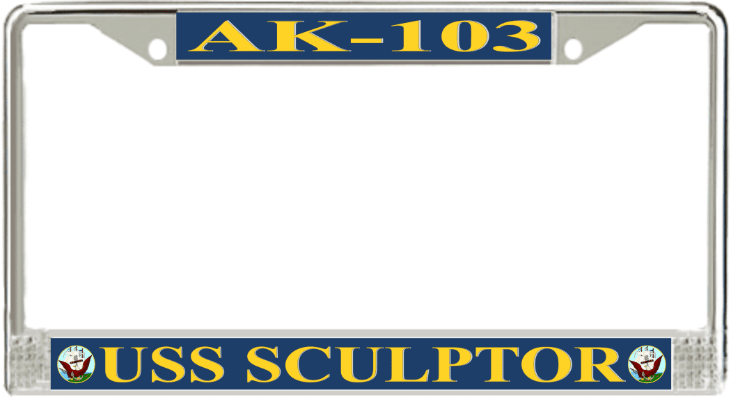 USS Sculptor AK-103 License Plate Frame - Walmart.com