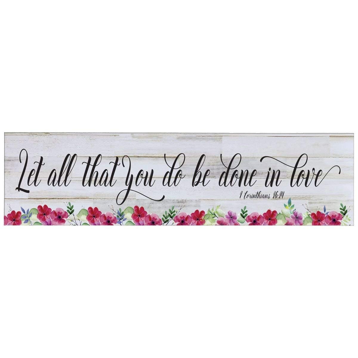 Home Decor Wall Plaques - Distressed White - Walmart.com