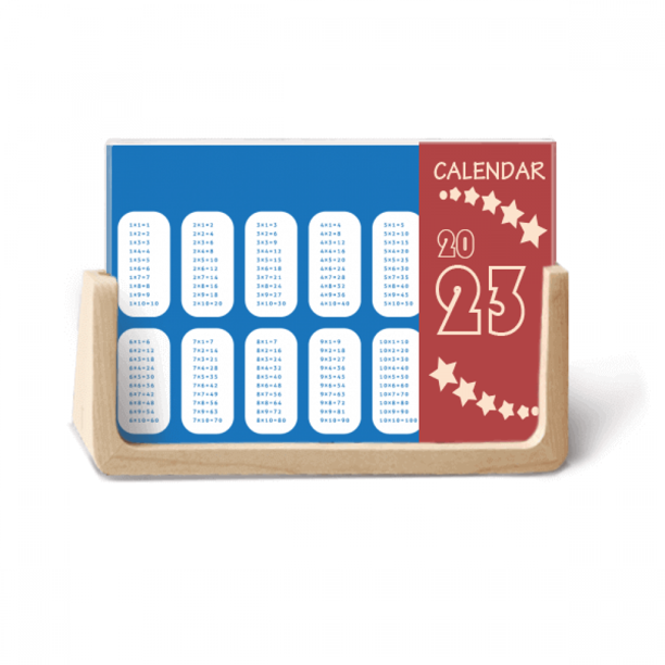 Multiplication Table Number Study Math Desk Calendar Desktop Decoration ...