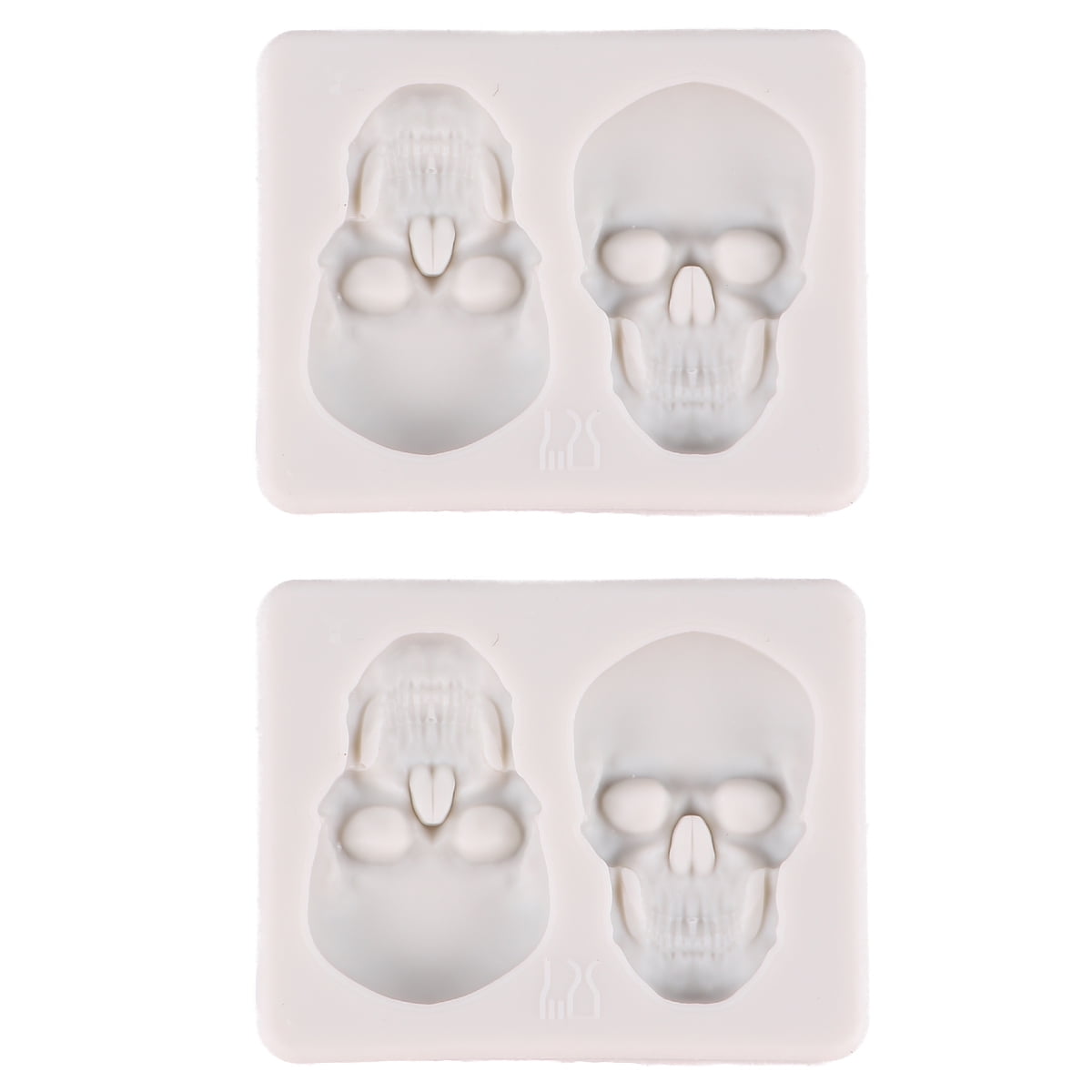 Click here for Hydreachca 2pcs Skull Cookie Mold Silicone Nonstic... prices