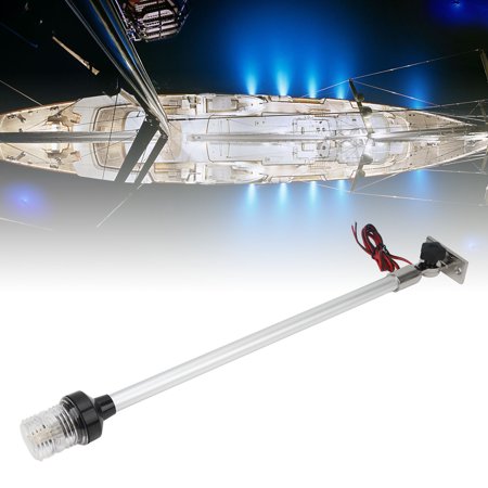 LED Anchor Light, LED Stern Pole Light PC Lampshade DC 12 To 24V For ...