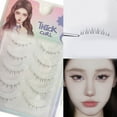 GARENAS Natural Dense Strip Lashes with Transparent Stem for Eyelash ... GARENAS Natural Dense Strip Lashes with Transparent Stem for Eyelash ...