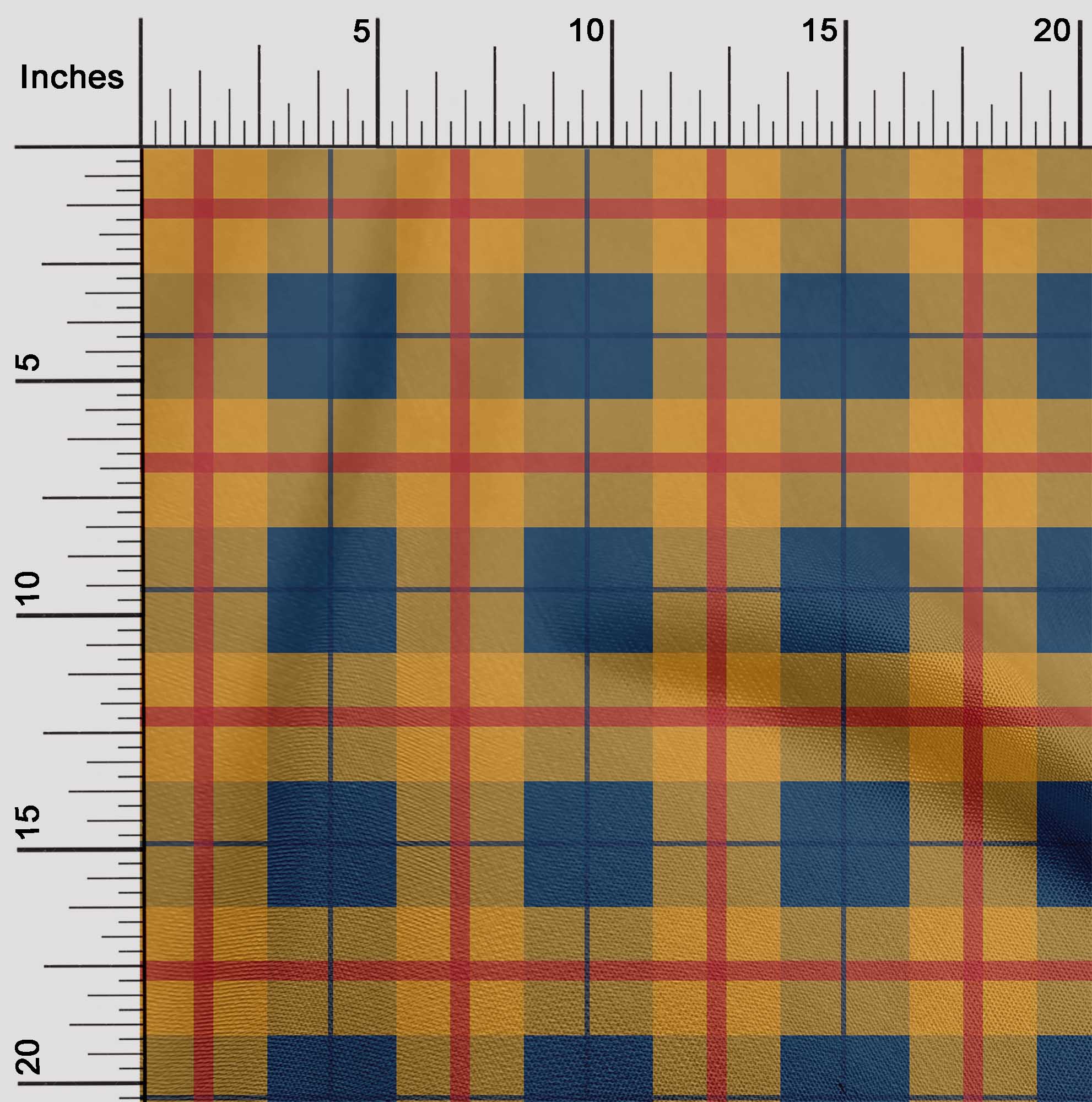 oneOone Viscose Chiffon Dark Navy Blue Fabric Madras Check Diy Clothing ...